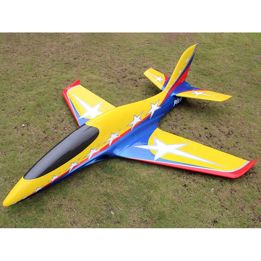 2.2 Meter Predator Turbine Jet ARF, Yellow Star, from Pilot ...