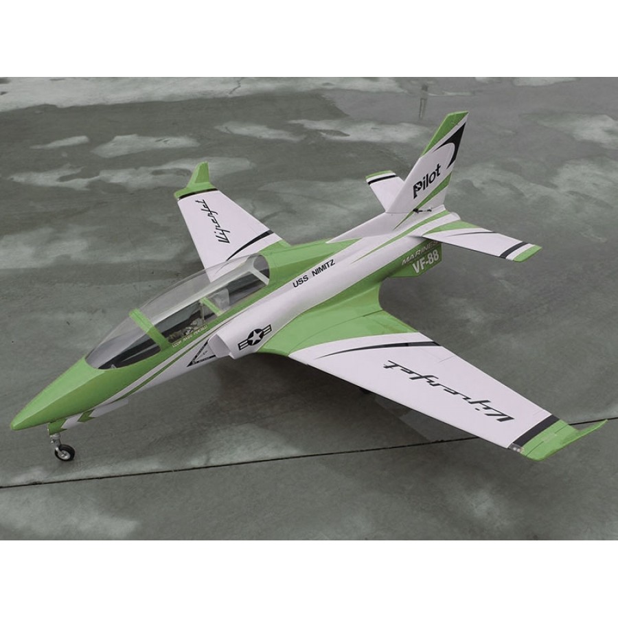 2 Meter Viper Turbine Jet ARF, Metal Green, from Pilot RC,