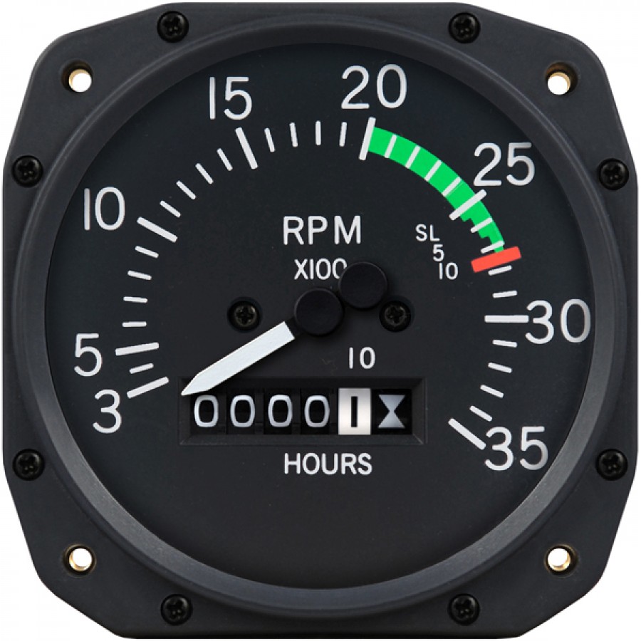 3 1/8 inch Cessna Mechanical Tachometer from Superior Labs ...