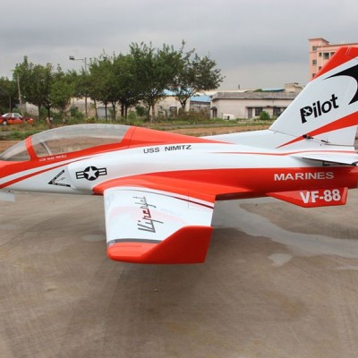 3 Meter Viper Turbine Jet ARF, Orange/White, from Pilot RC,