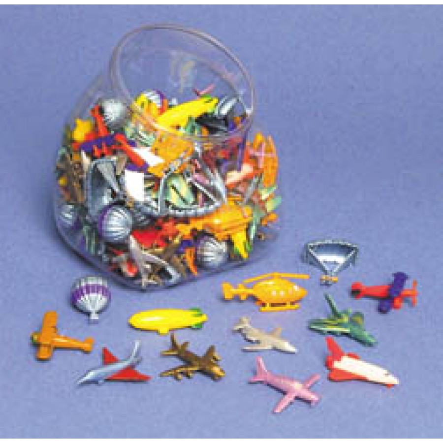 AAP | PLASTIC AIRCRAFT ASSORTMENT DISPLAY TUB/144 PIECES