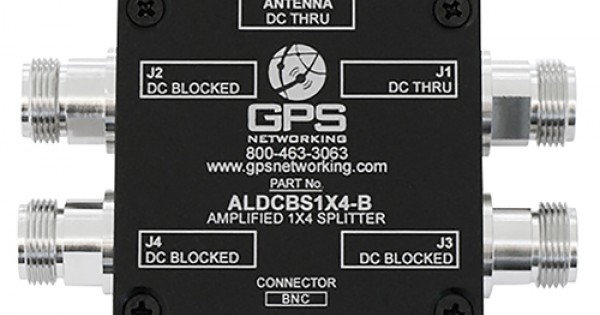 AAP | Amplified GPS Antenna Splitter | 4 outputs, 1 input,