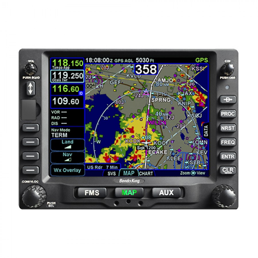 AAP | AeroNav 900 FMS/GPS/NAV/COM Navigator | Black Bezel,