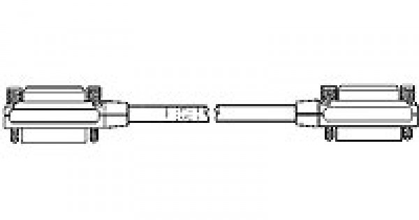 CABLE ASSEMBLY/24 position, EMI shield.