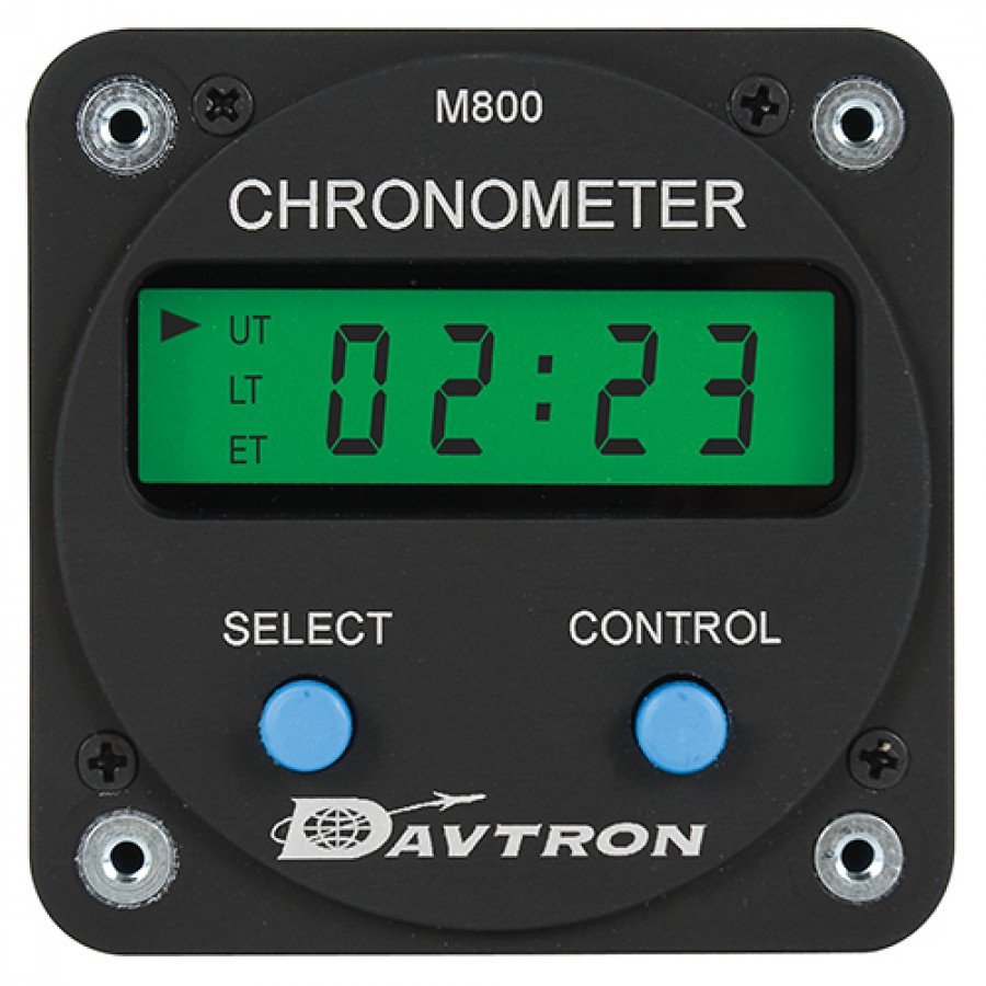 AAP | M800 Series Digital Clock | 28V NVIS Green A Lighting,