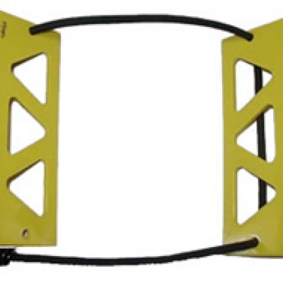 AAP | Aluminum Travel Chock | Yellow, Large Wheel Size