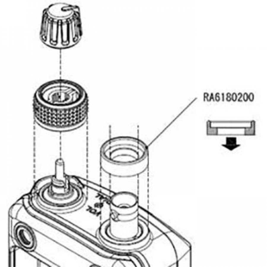 Antenna Spacer for Helical FTA Series Antenna, from Yaesu,