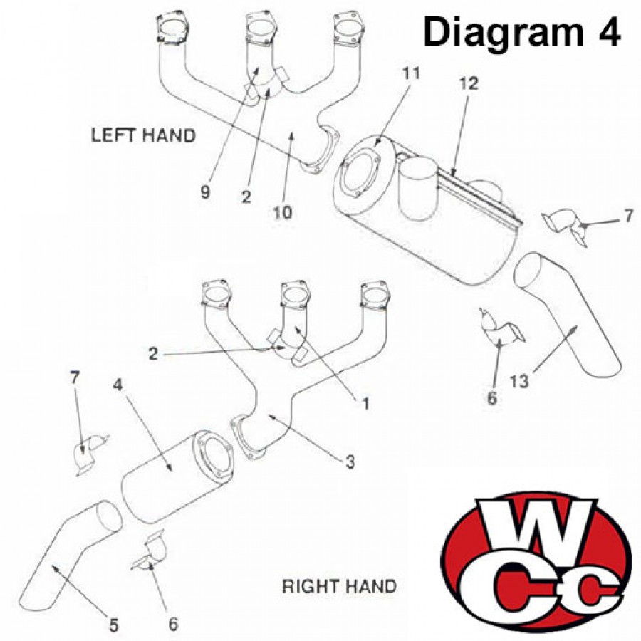 Nicrocraft Muffler, for Cessna 210B, from Wall Colmonoy,