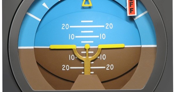RC ALLEN 26EK-11 ELECTRIC ATT INDICATOR 0 DEGREE TILT TSO ...