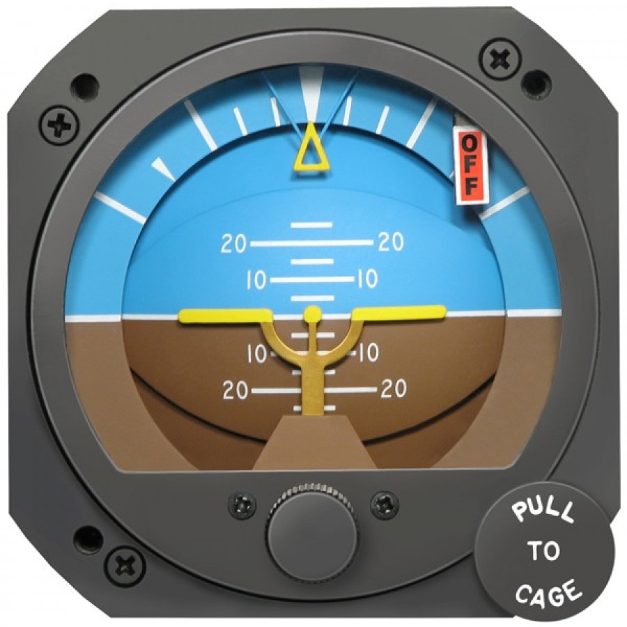 RC ALLEN 26EK-11 ELECTRIC ATT INDICATOR 0 DEGREE TILT TSO ...