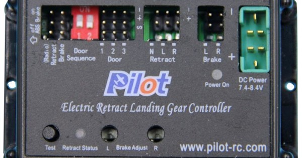 Electric Retract Landing Gear Controller, from Pilot RC,