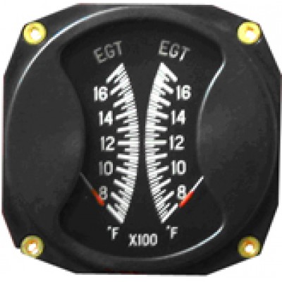 Swift Gauge 3-1/8 Dual EGT/EGT Gauge 700-17000F | American ...