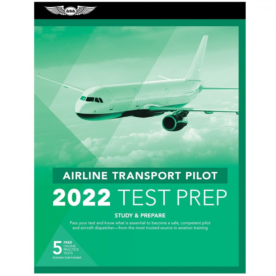 Test Prep Book Series for Airline Transport Pilot, from ASA,