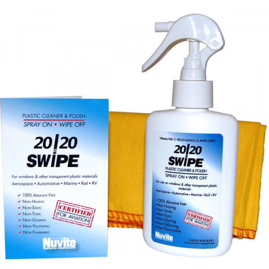 NUVITE 20/20 SWIPE PLASTIC CLEANER & POLISH GALLON